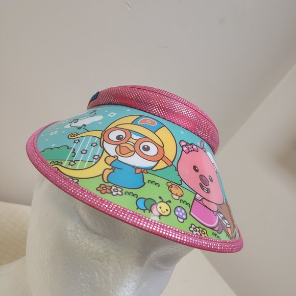 Accessories | Peekaboo Pororo Hat Visor Pink Bee Animated Cartoon Anima ...